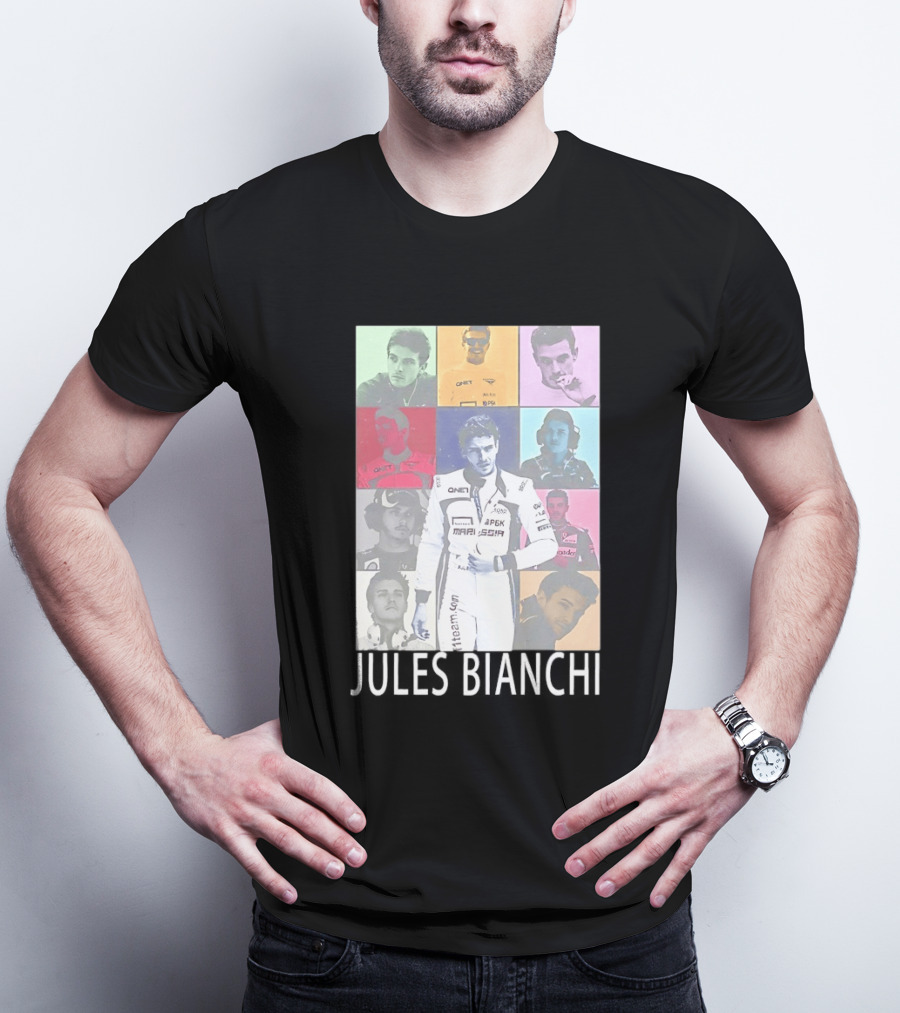 Jules Bianchi Legend The Eras Tour QNet Marussia Racing Hero Remembered T-Shirt