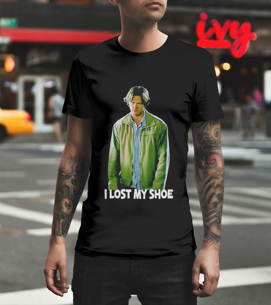 Sam Winchester I Lost My Shoe Supernatural Pop Culture Reference T-Shirt