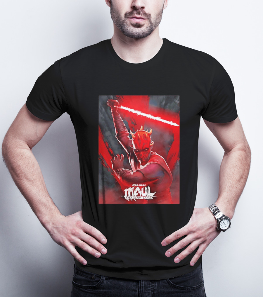 Star Wars Maul Shadow Lord Darth Maul Lightsaber T-Shirt