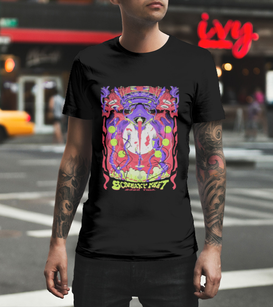 Squeaky Feet Tour 2026 Psychedelic T-Shirt