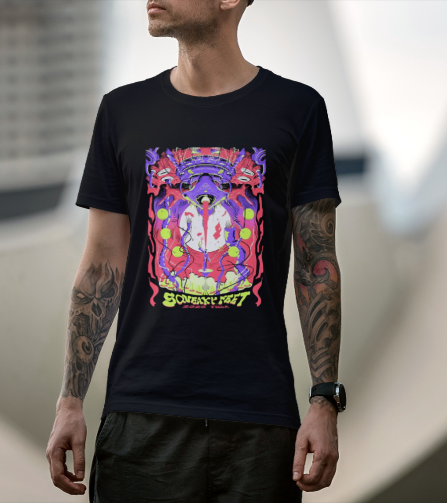 Squeaky Feet Tour 2026 Psychedelic T-Shirt