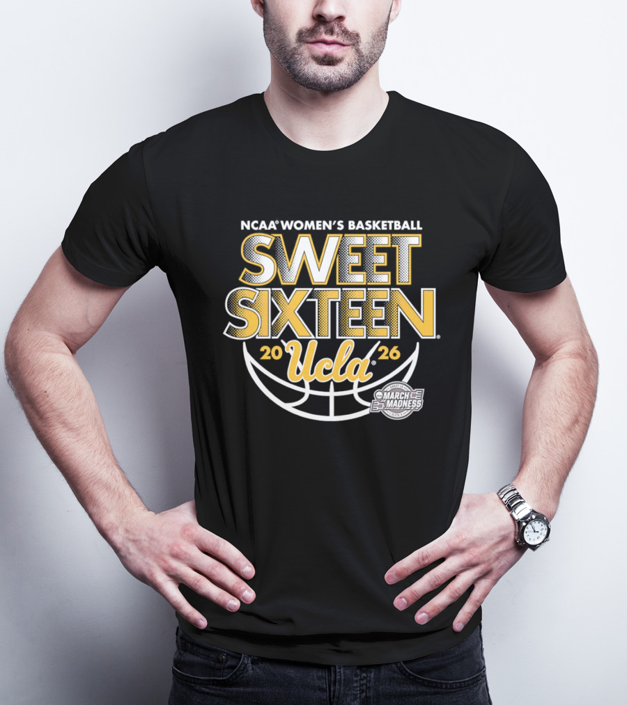 NCAA Women's Basketball Sweet Sixteen 2026 UCLA Bruins T-Shirt