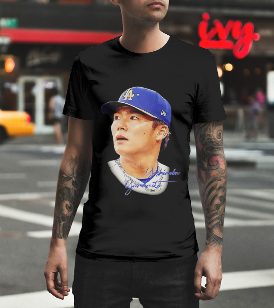Yoshinobu Yamamoto Los Angeles Dodgers Baseball Player T-Shirt