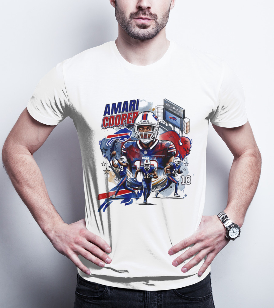 Amari Cooper Football 18 Stadium Buffalo Bills T-Shirt