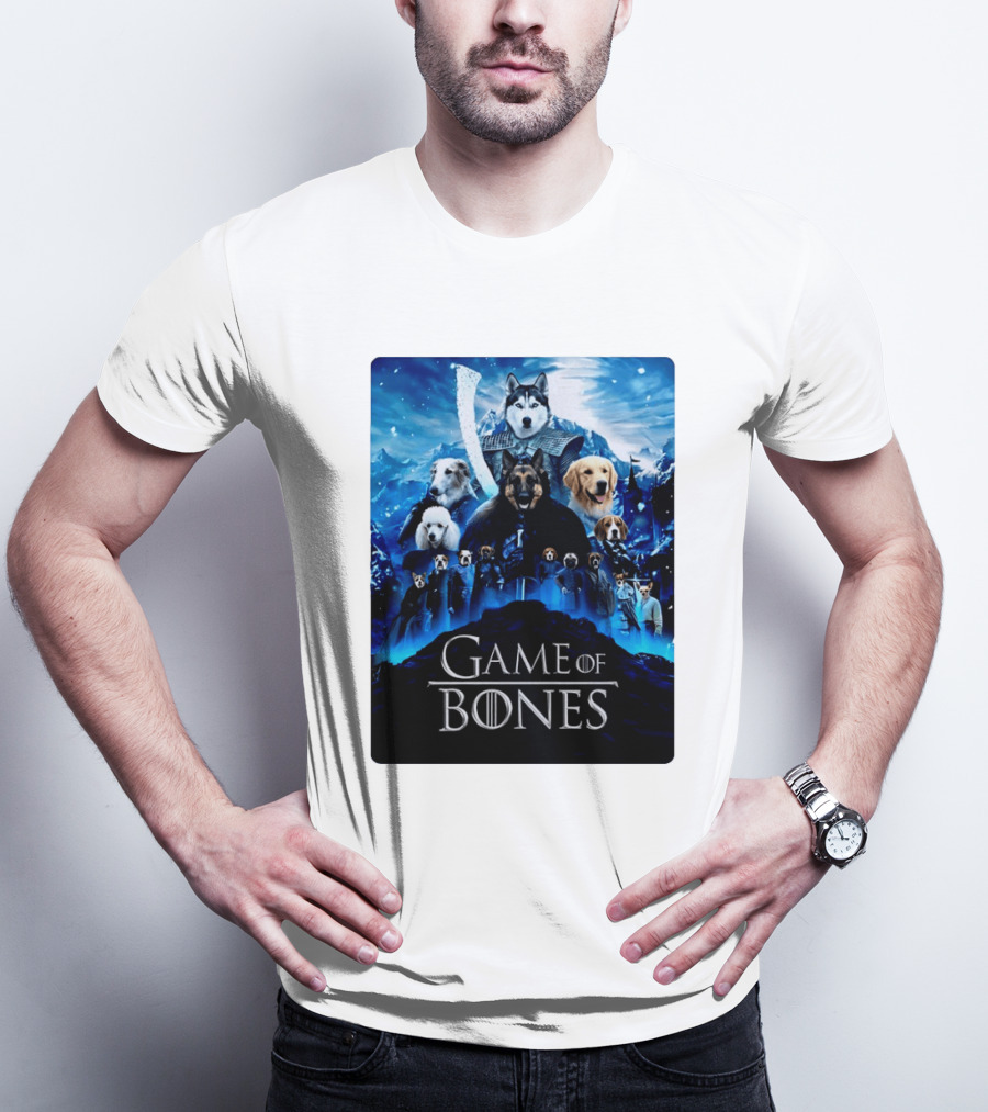Game Of Bones Dogs Adventure With Thrones And Winter Canines T-Shirt