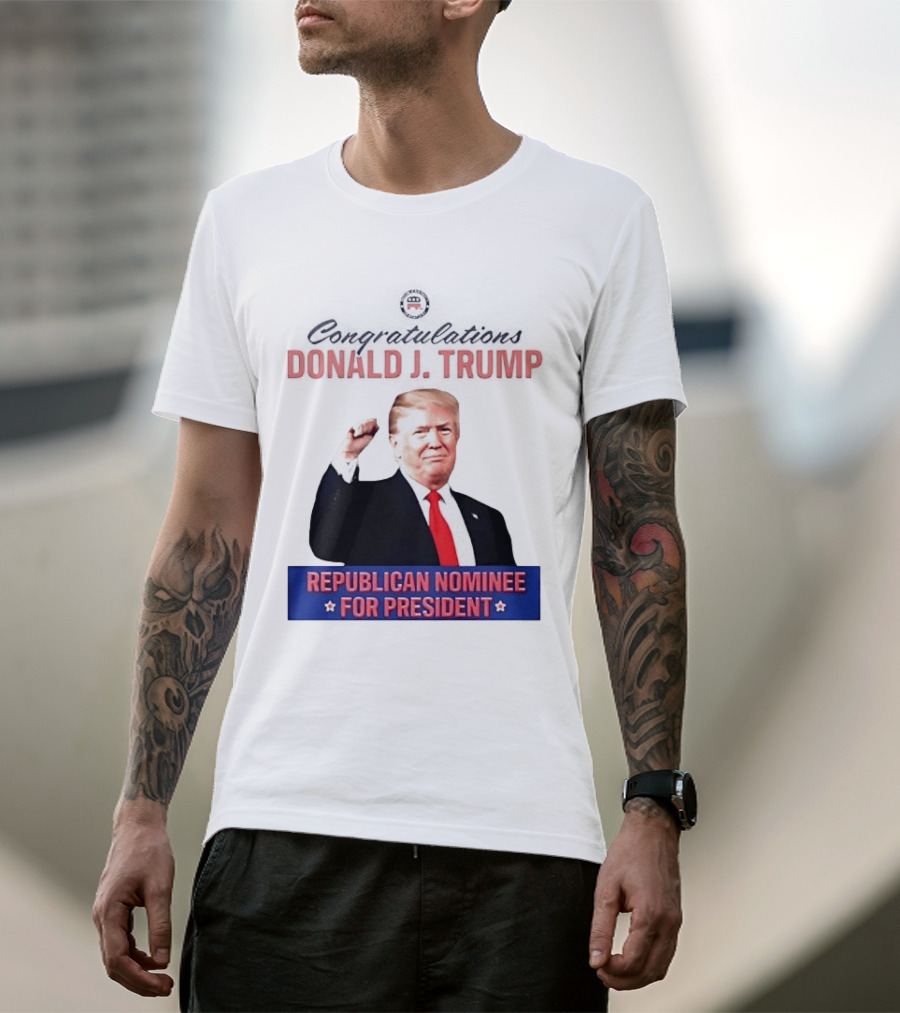 Donald J Trump Republican Nominee For President Conservatives T-Shirt