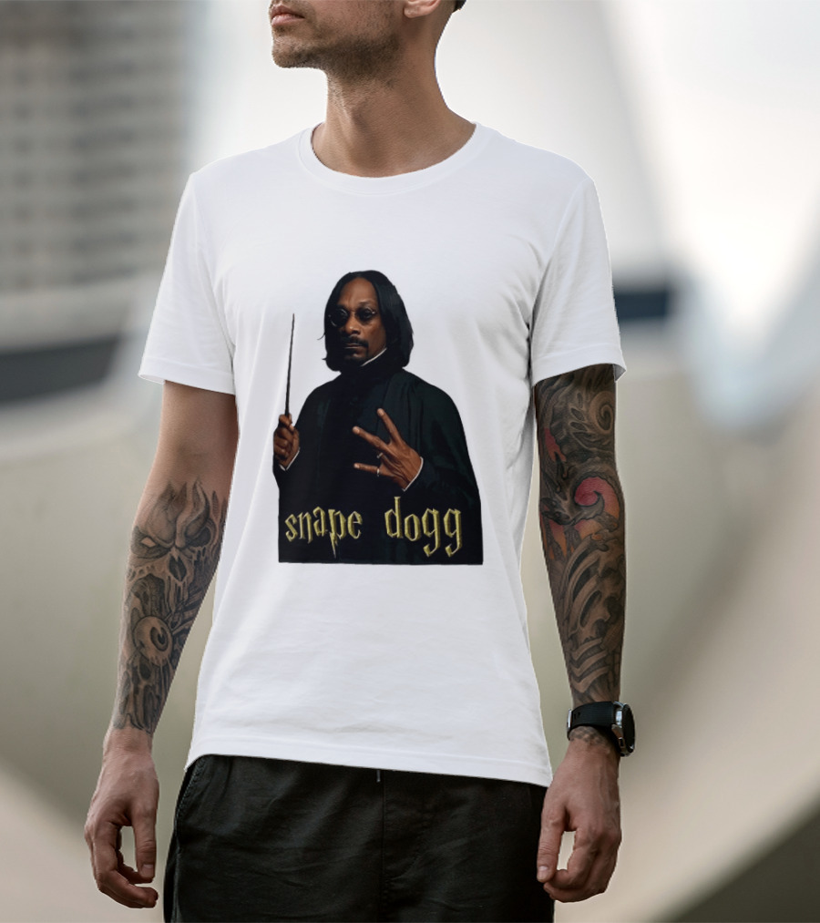 Snape Dogg Snoop Dogg Wizard Mashup Humor T-Shirt