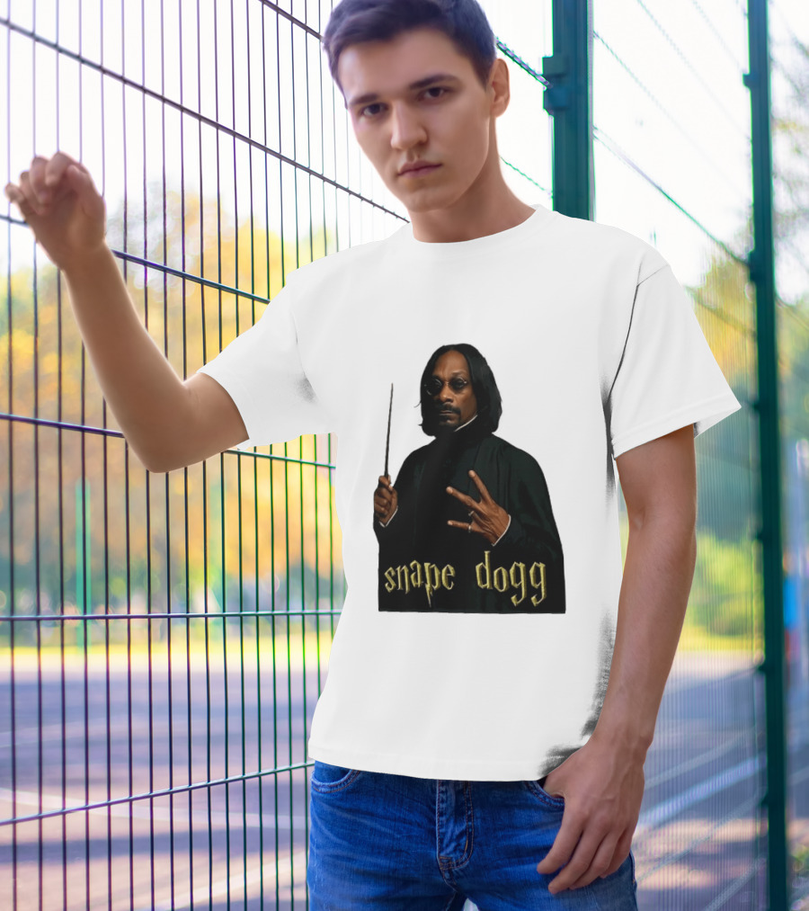 Snape Dogg Snoop Dogg Wizard Mashup Humor T-Shirt