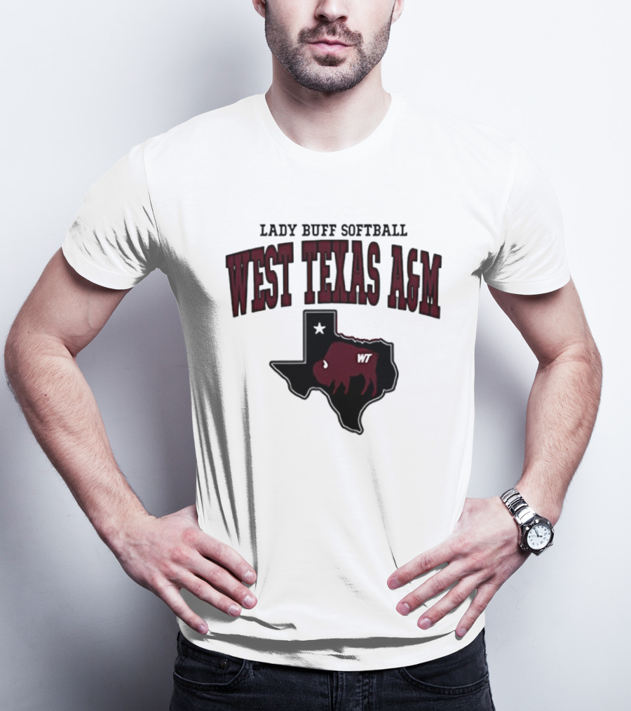Lady Buff Softball West Texas A&M WT Buffalo T-Shirt