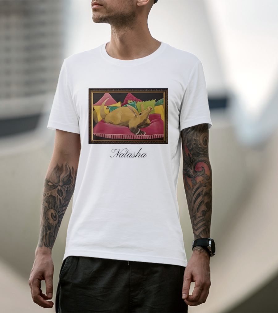Natasha Painting Photo Flame Armadillo On Pillows Framed T-Shirt