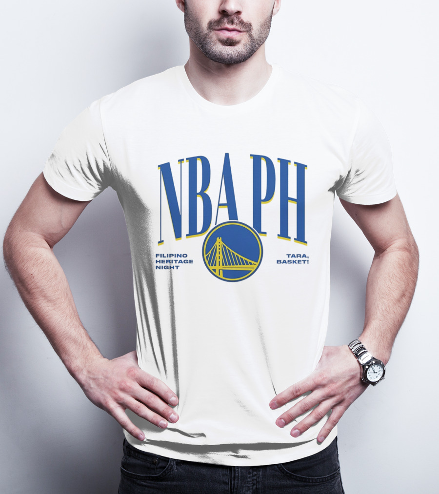 NBA Golden State Warriors Filipino Heritage Night Tara Basket T-Shirt