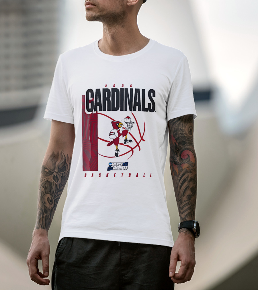 2026 Cardinals March Madness Basketball NCAA T-Shirt