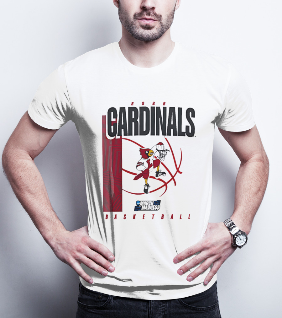 2026 Cardinals March Madness Basketball NCAA T-Shirt