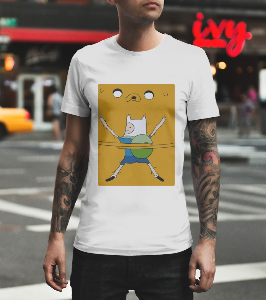 Adventure Time Finn And Jake Bro Hug T-Shirt