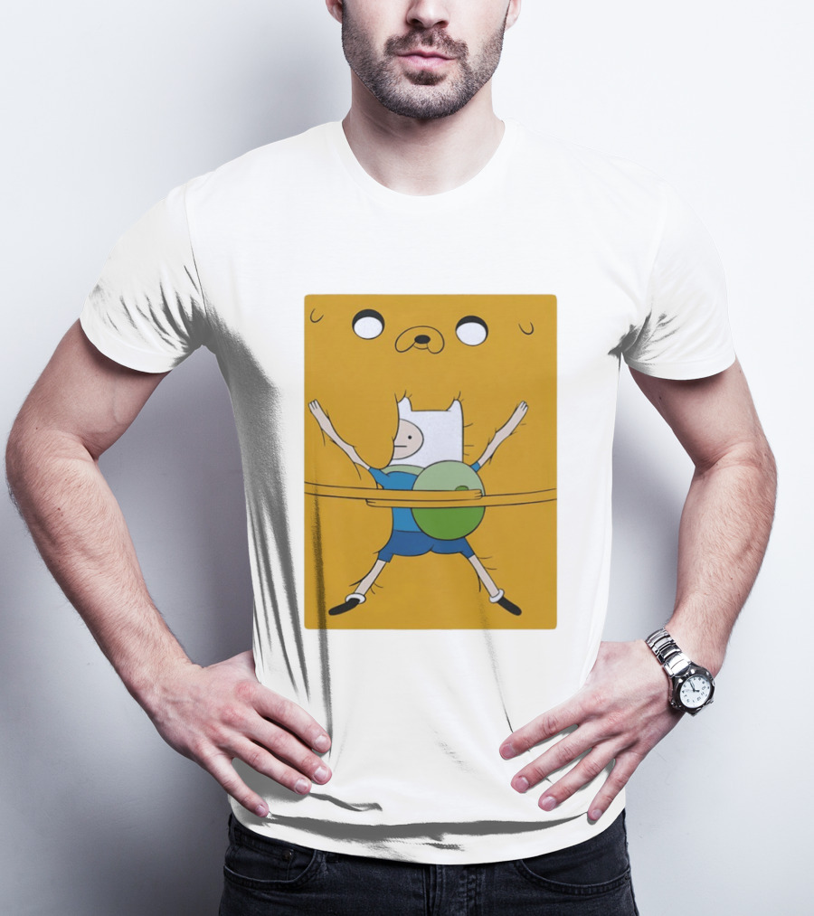 Adventure Time Finn And Jake Bro Hug T-Shirt