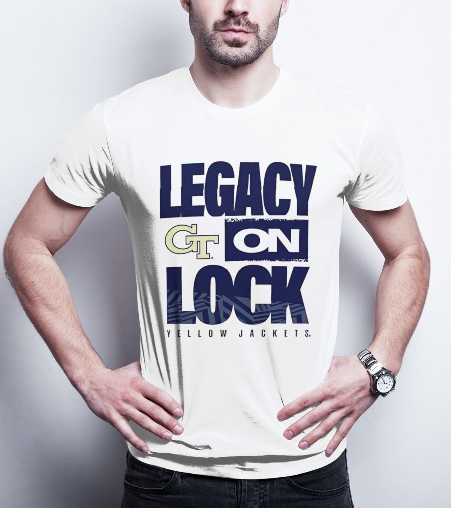 Georgia Tech GT Legacy On Lock Yellow Jackets 2026 March Madness T-Shirt