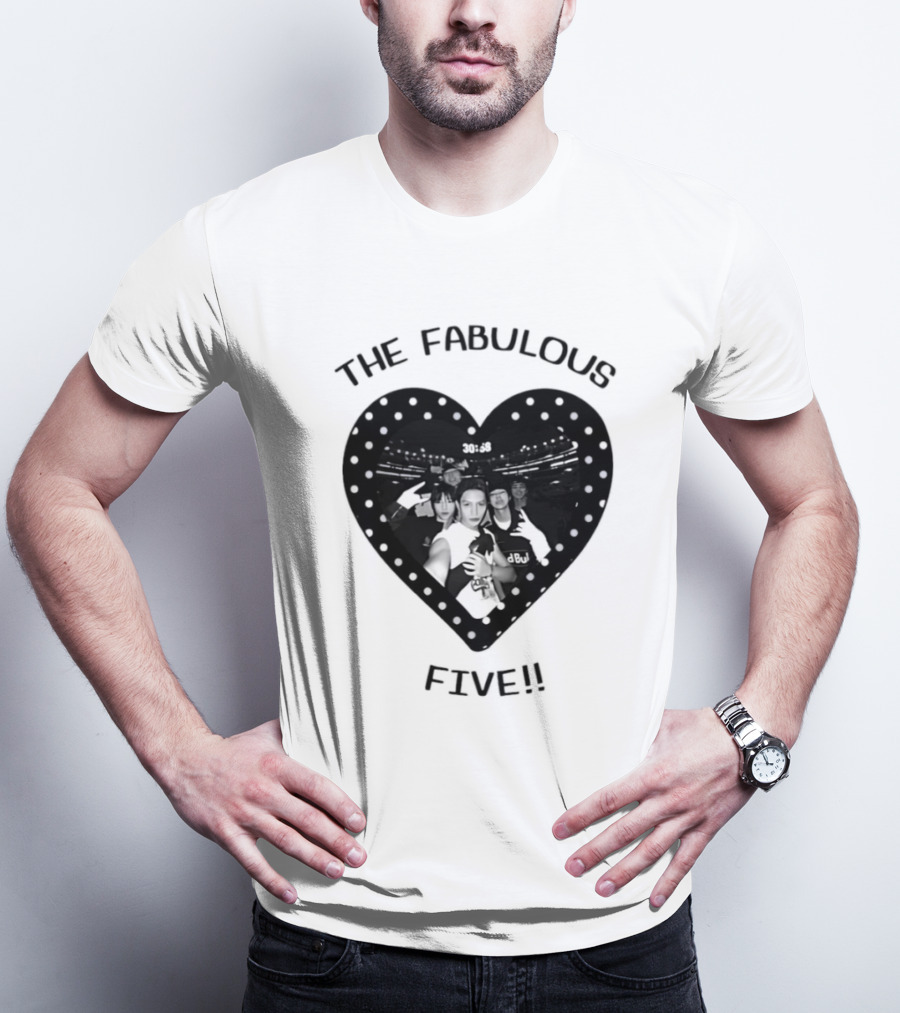 The Fabulous Five Heart Team T-Shirt