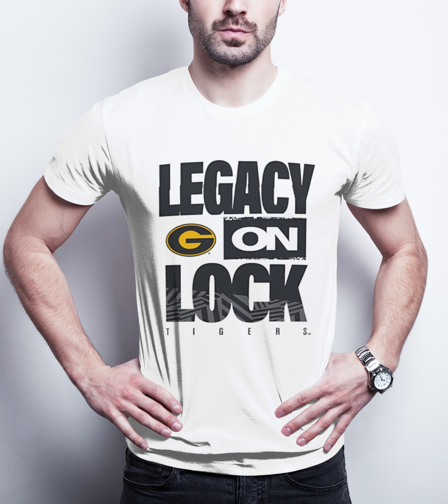 Grambling Tigers Legacy On Lock 2026 March Madness T-Shirt