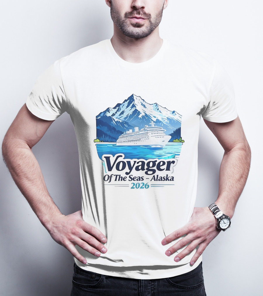 Voyager Of The Seas Alaska 2026 Cruise Adventure Glacier Voyage T-Shirt