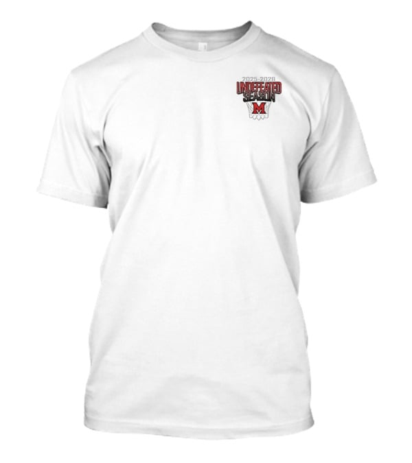 2025 2026 Undefeated Season Miami RedHawks Basketball M T-Shirt