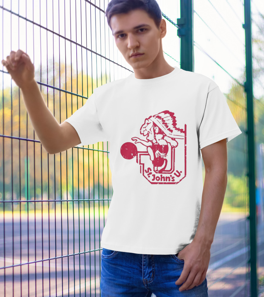 St John's University 1974 1988 Basketball T-Shirt