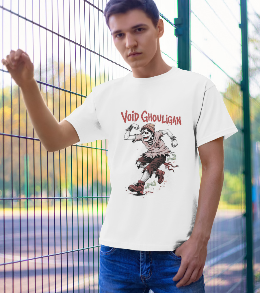 Void Ghouligan Zombie Halloween Character Running T-Shirt