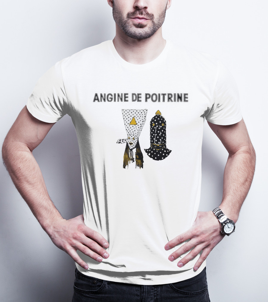 Angine De Poitrine Triangle And Polka Dot T-Shirt