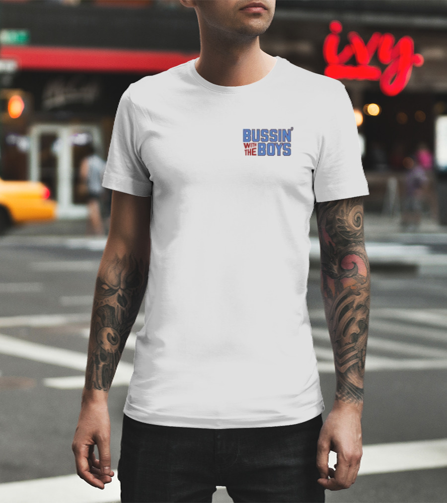 Bussin With The Boys Nashville Football Fans T-Shirt