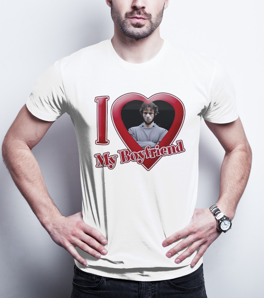 I Love My Boyfriend Will Graham Heart Image T-Shirt