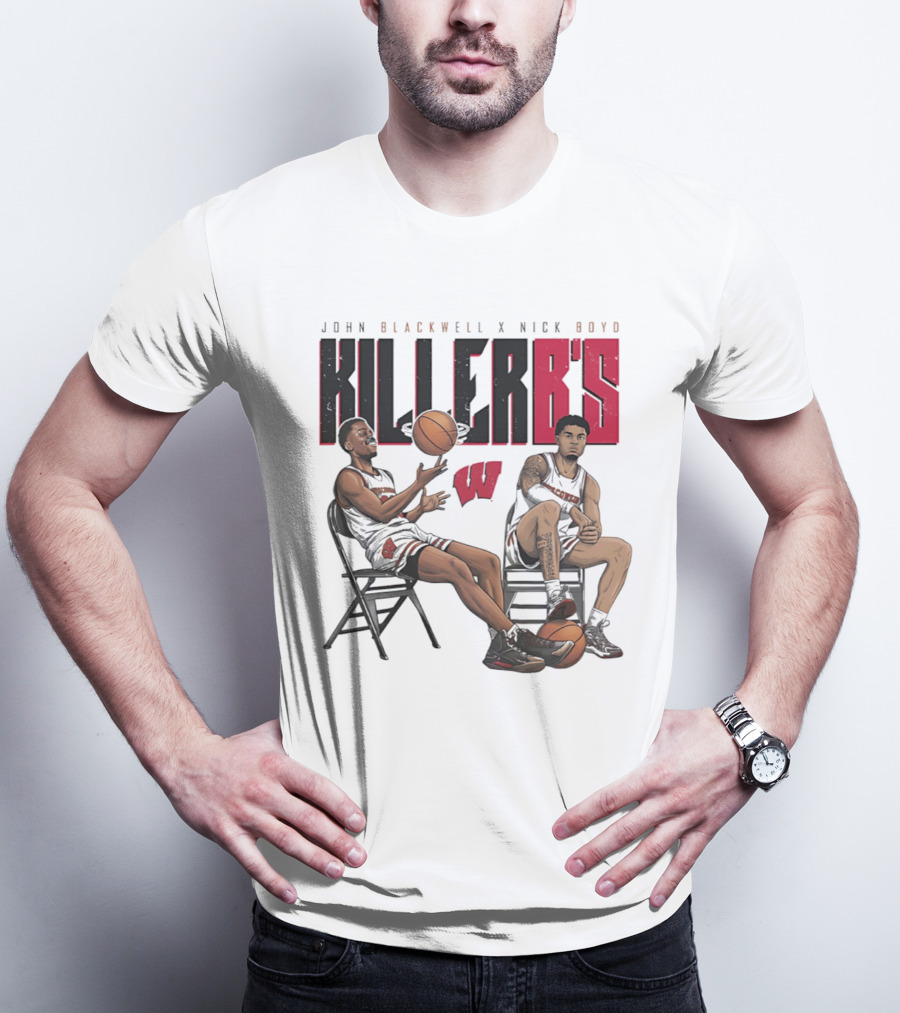 John Blackwell Nick Boyd Wisconsin Killer B's Basketball Duo T-Shirt
