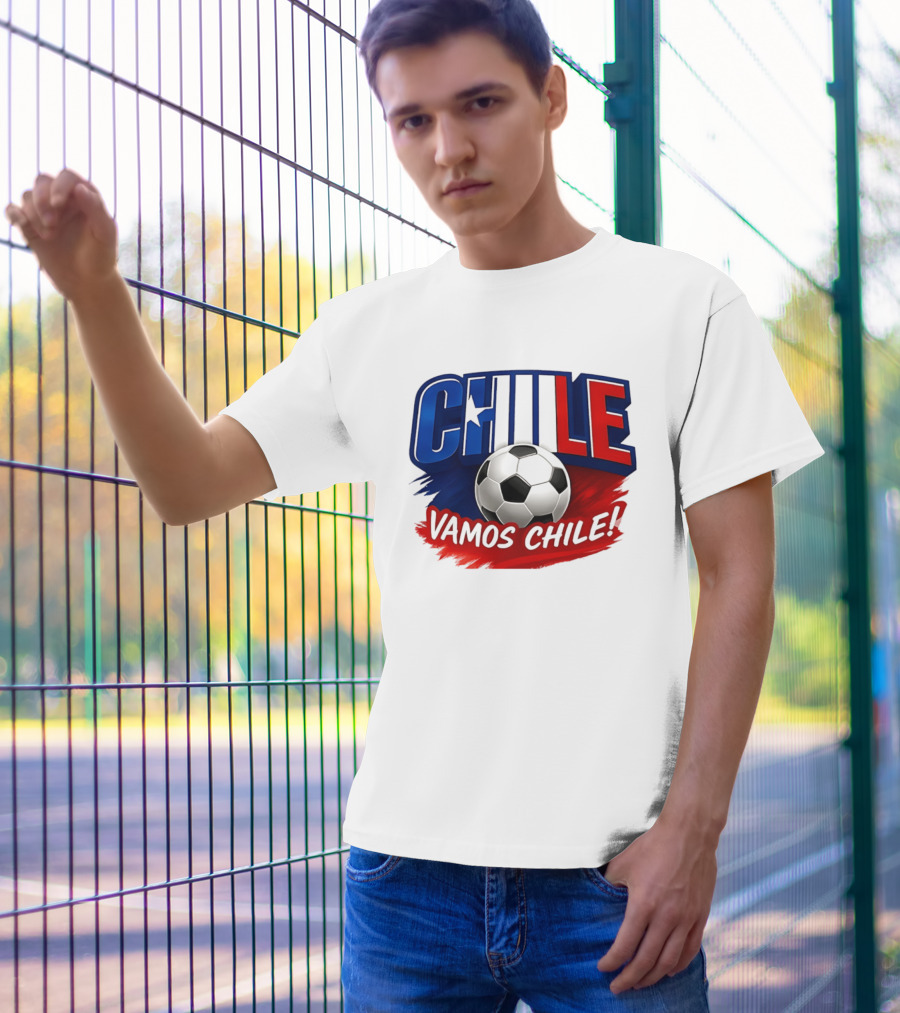 Chile Vamos Chile Soccer Enthusiast Spirit T-Shirt