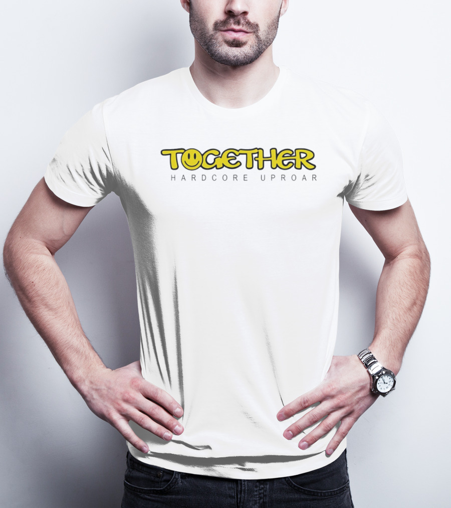 TOGETHER Hardcore Uproar Smiley Face T-Shirt