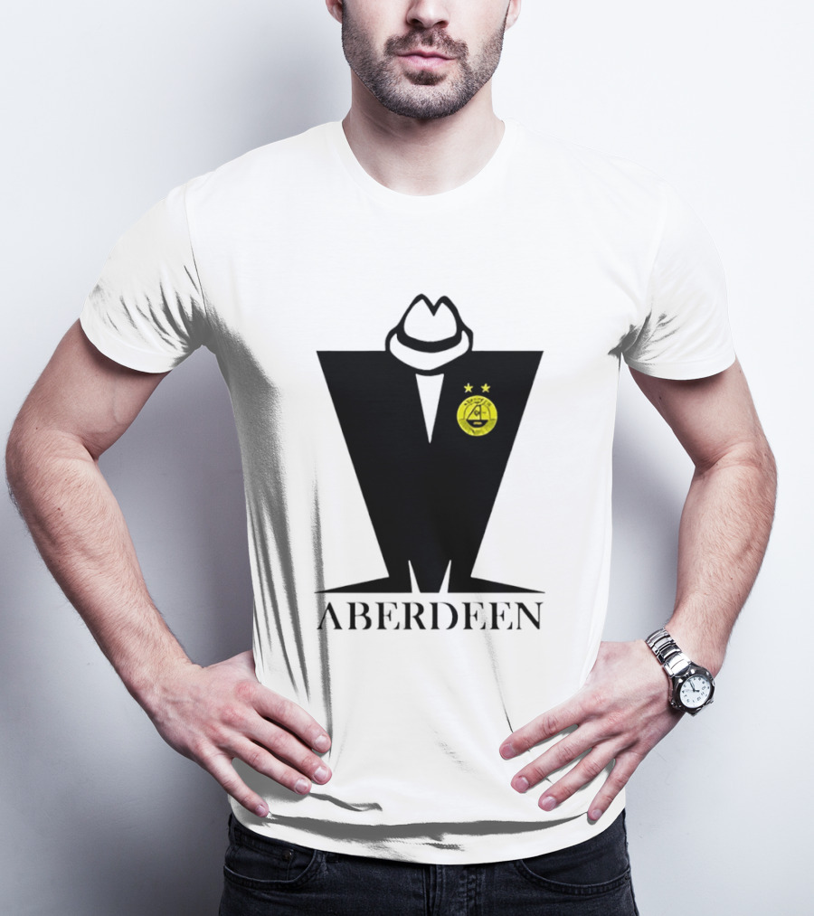 Nutty M Aberdeen FC Football Badge Fedora T-Shirt