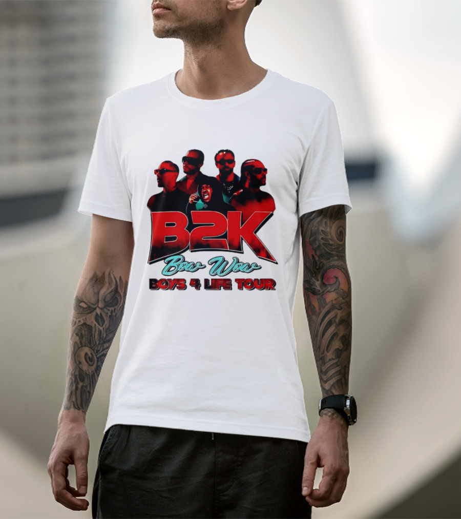 B2K Bow Wow Boys 4 Life Tour 2026 Concert T-Shirt