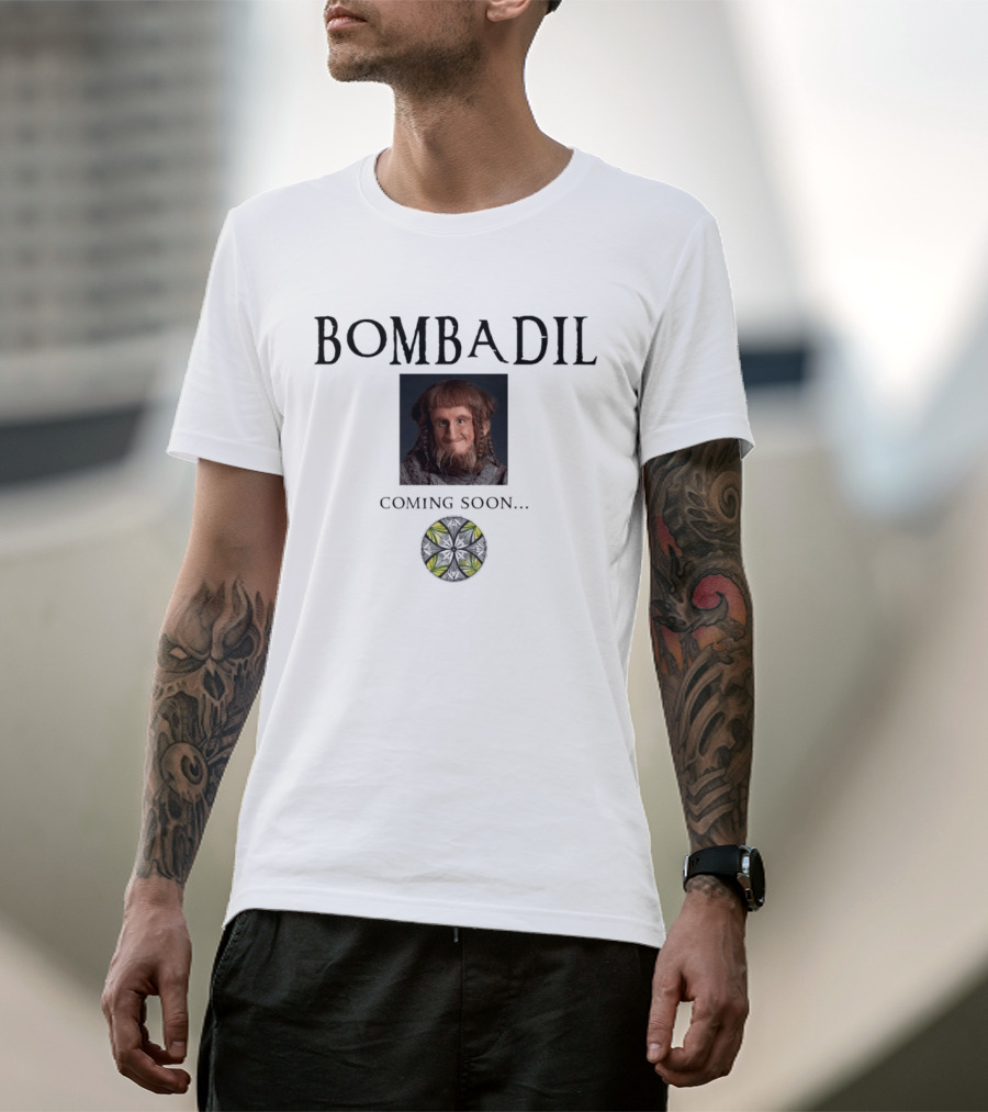 Bombadil Coming Soon Medieval Character With Celtic T-Shirt
