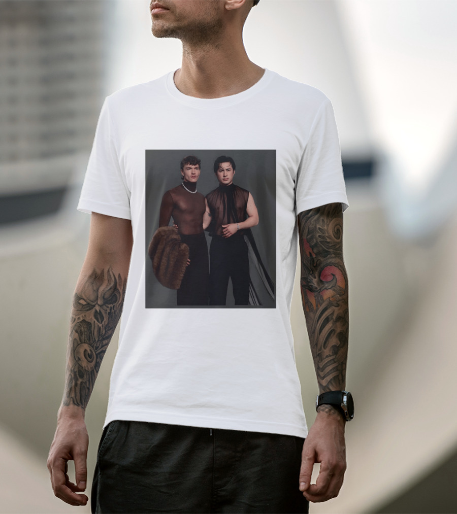 Ilya Rozanov Connor Storrie Oscars Heated Rivalry Fashion Moment T-Shirt