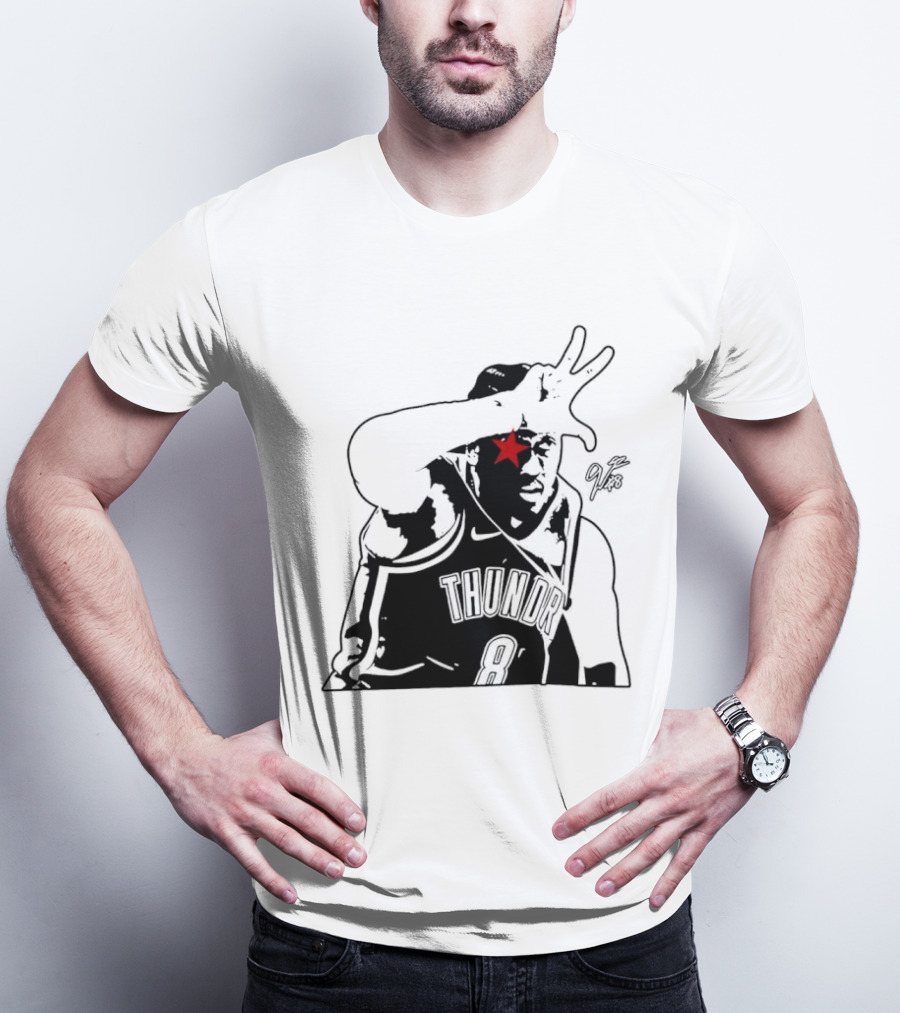 Jalen Williams JDub OKC Thunder NBA Three Point Celebration T-Shirt