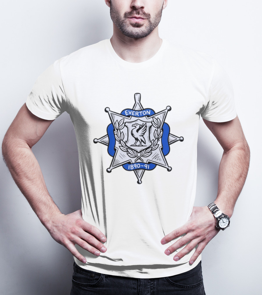 Everton FC 1890 91 Liver Bird T-Shirt