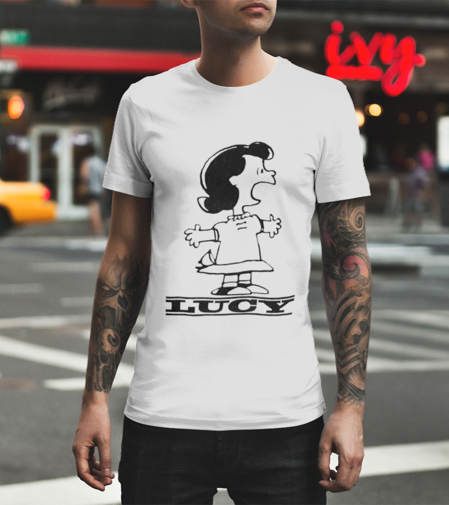 Lucy Van Pelt Peanuts Vintage Character 1960 T-Shirt