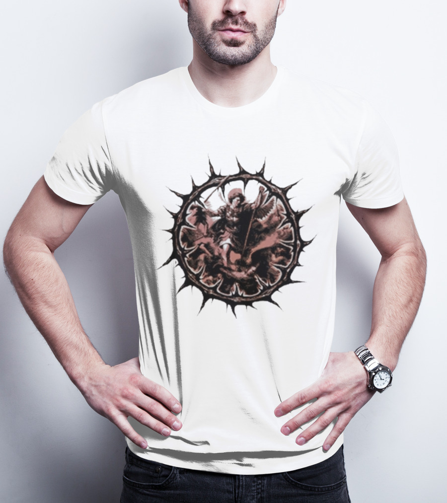 Guilt Trip Armour Of Angels 2026 AOA Embroidered Angelic Halo T-Shirt