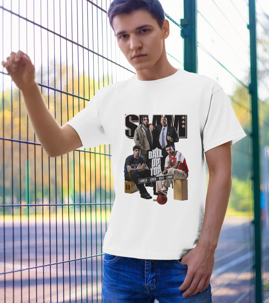 Slam Ball Up Top LaMelo Lonzo Gelo LaVar T-Shirt