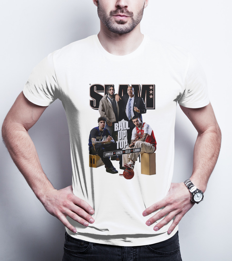 Slam Ball Up Top LaMelo Lonzo Gelo LaVar T-Shirt