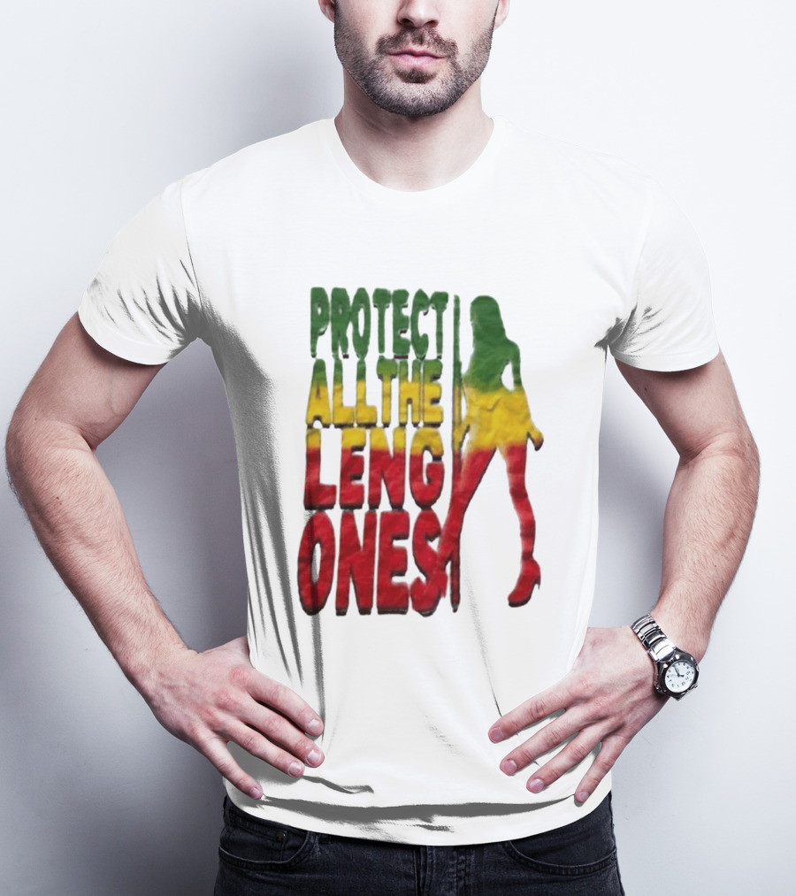 Protect All The Leng Ones Rasta T-Shirt