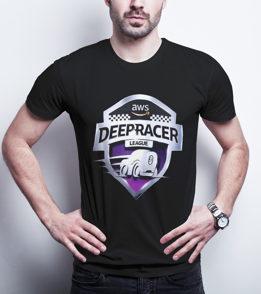 AWS DeepRacer League Shield Emblem Racing Championship T-Shirt
