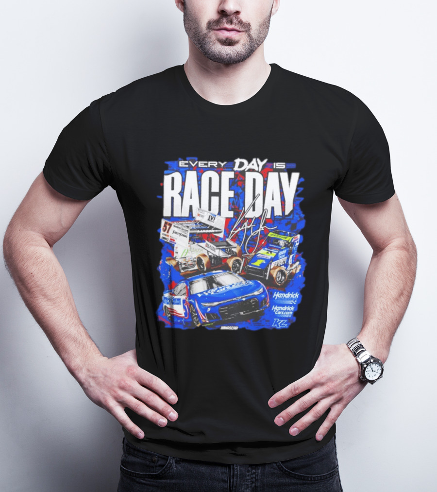 Hendrick Motorsports Every Day Is Race Day NASCAR Car Fans T-Shirt