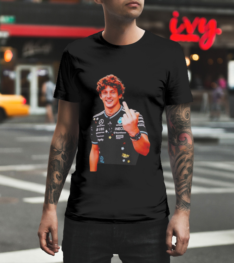 Kimi Antonelli F1 Racer Gesture Ineos Mercedes Team Viewer Racing T-Shirt