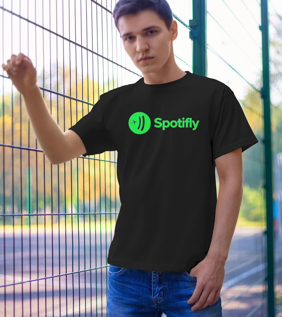 Spotifly 911 Parody Green Fly T-Shirt