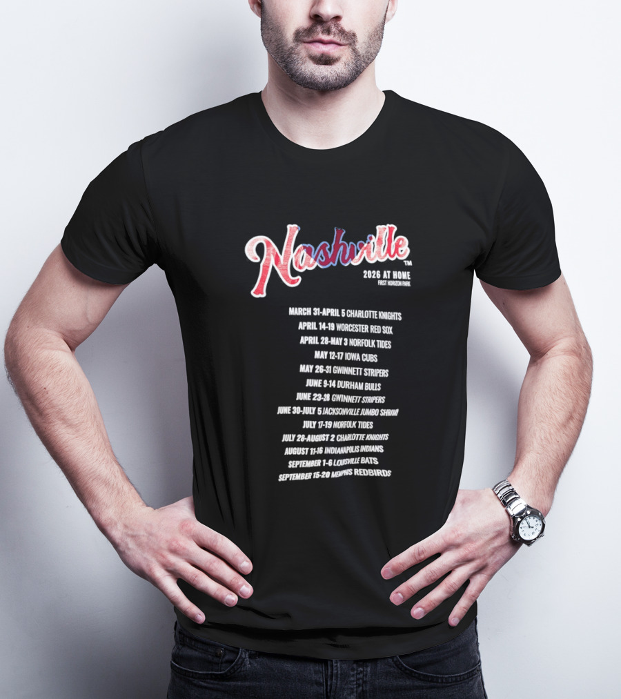 Nashville Home Show 2026 First Horizon Park Tour Dates And Locations T-Shirt