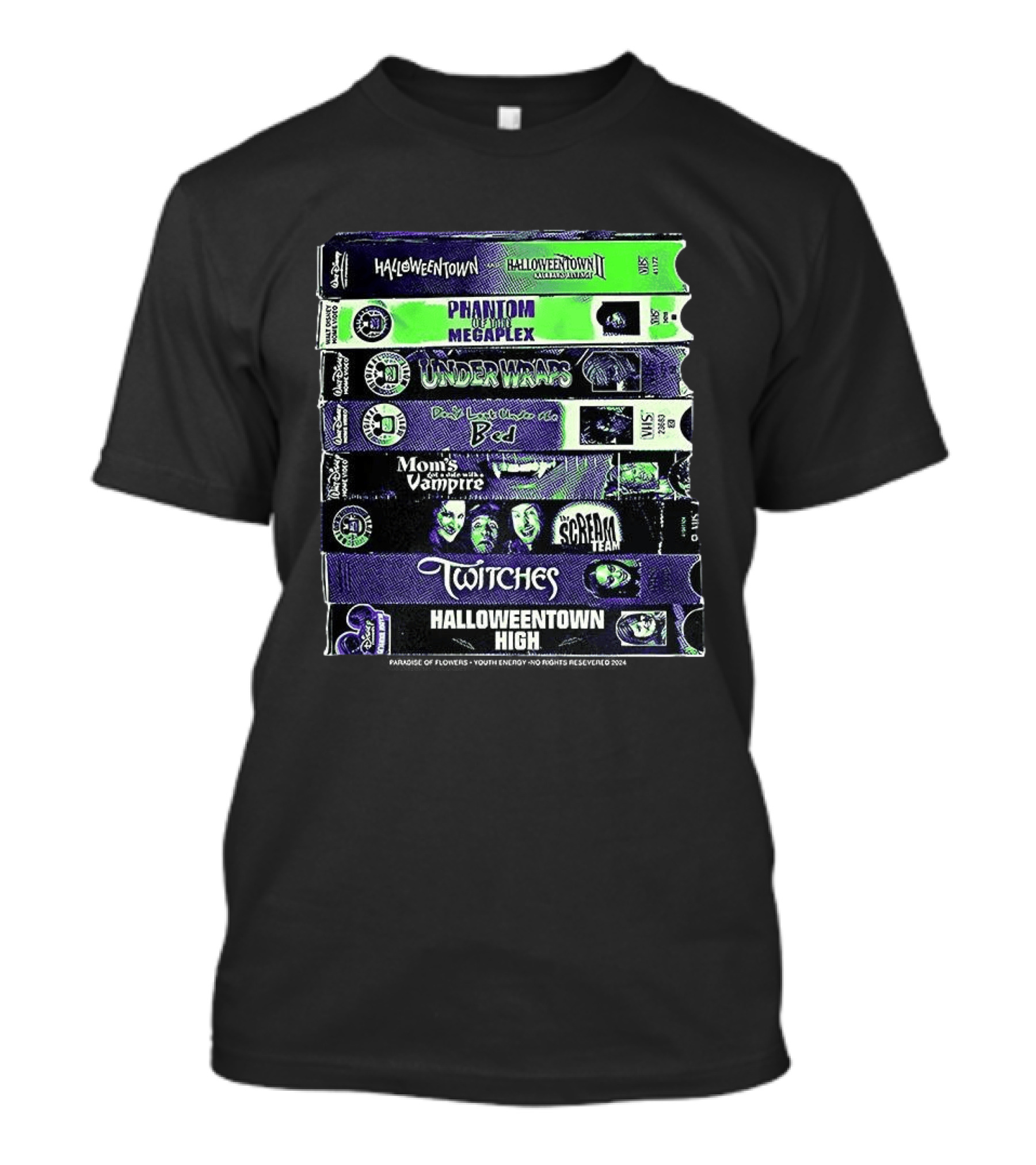 Halloweentown Movie Collection VHS Tapes Disney Channel Halloween Classics T-Shirt