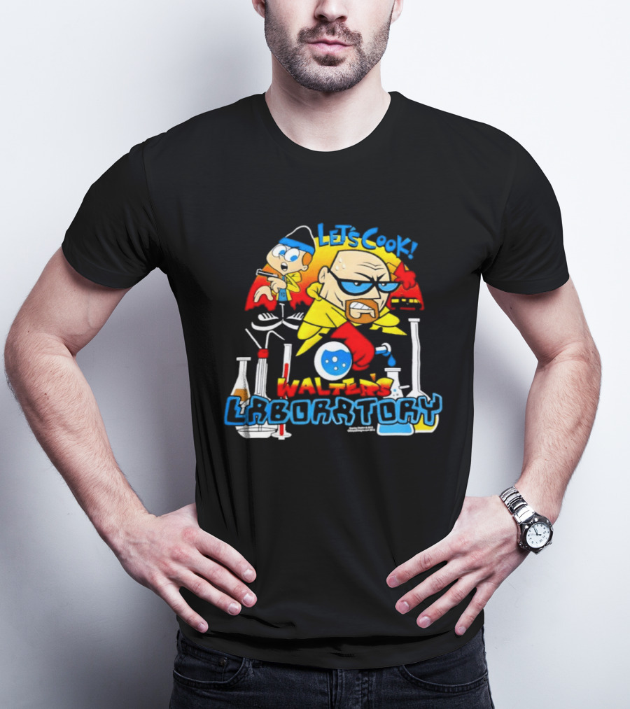 Walter's Laboratory Let's Cook Dexter's Lab Cartoon T-Shirt